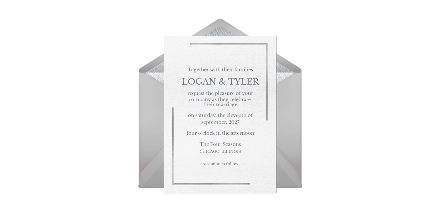 Devotion Online Wedding Invitation | Lovebird