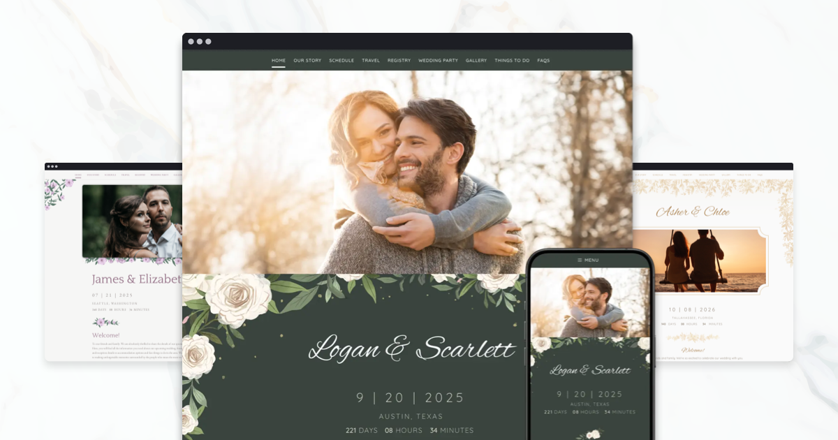 Create a Personalized Wedding Website | Lovebird